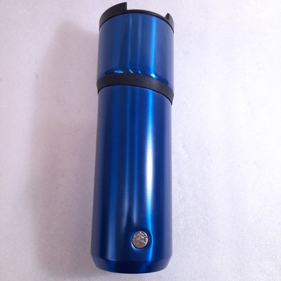 Starbucks | Kitchen | Starbucks Cobalt Blue Stainless Steel Travel Mug ...